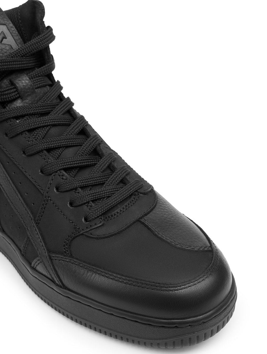 Pando Unisex Motorcycle Sneakers Black