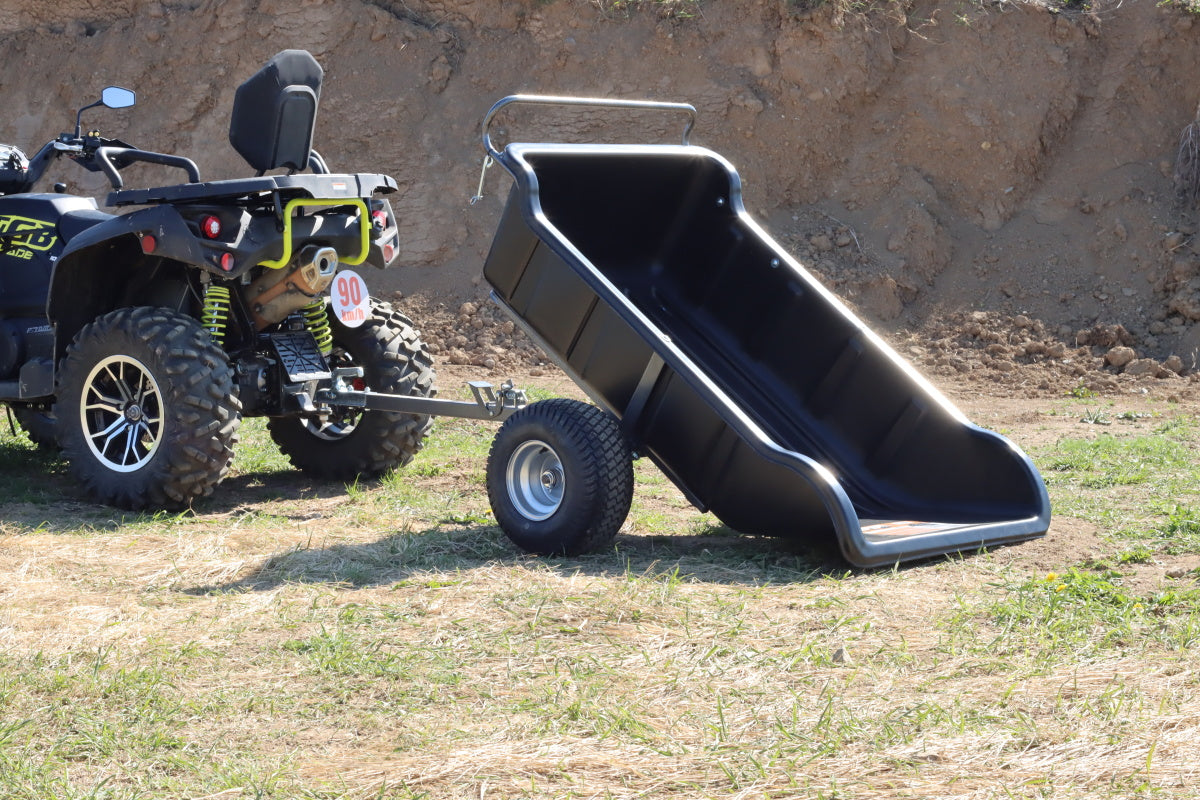 Shark ATV trailer garden 680 black, 2 wheel